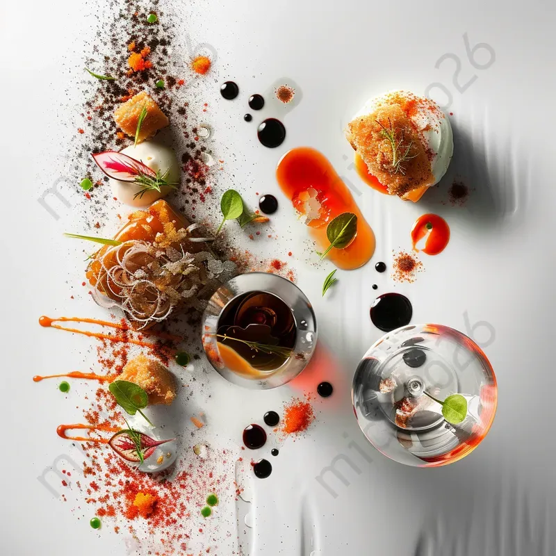 Modern Foods In Modern Presentations Midjourney Prompt | PromptBase