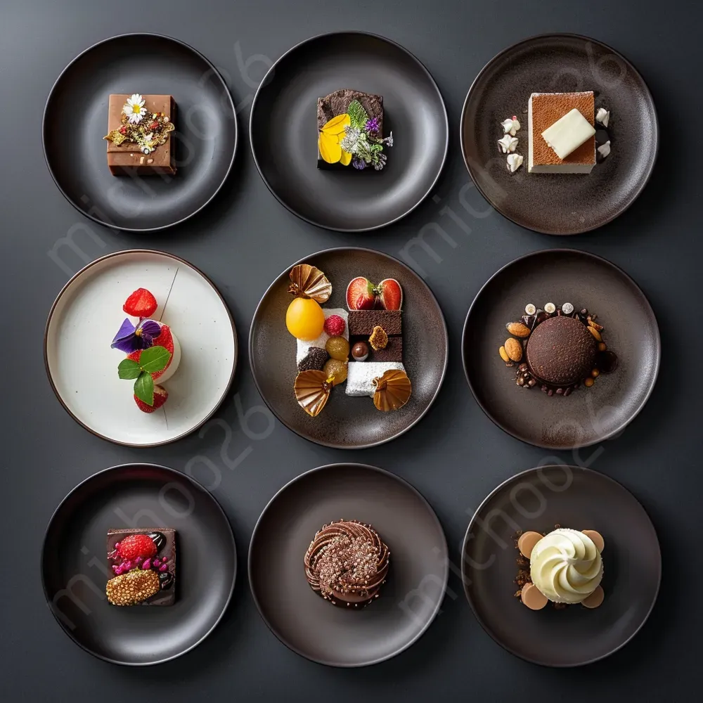 Modern Foods In Modern Presentations Midjourney Prompt | PromptBase