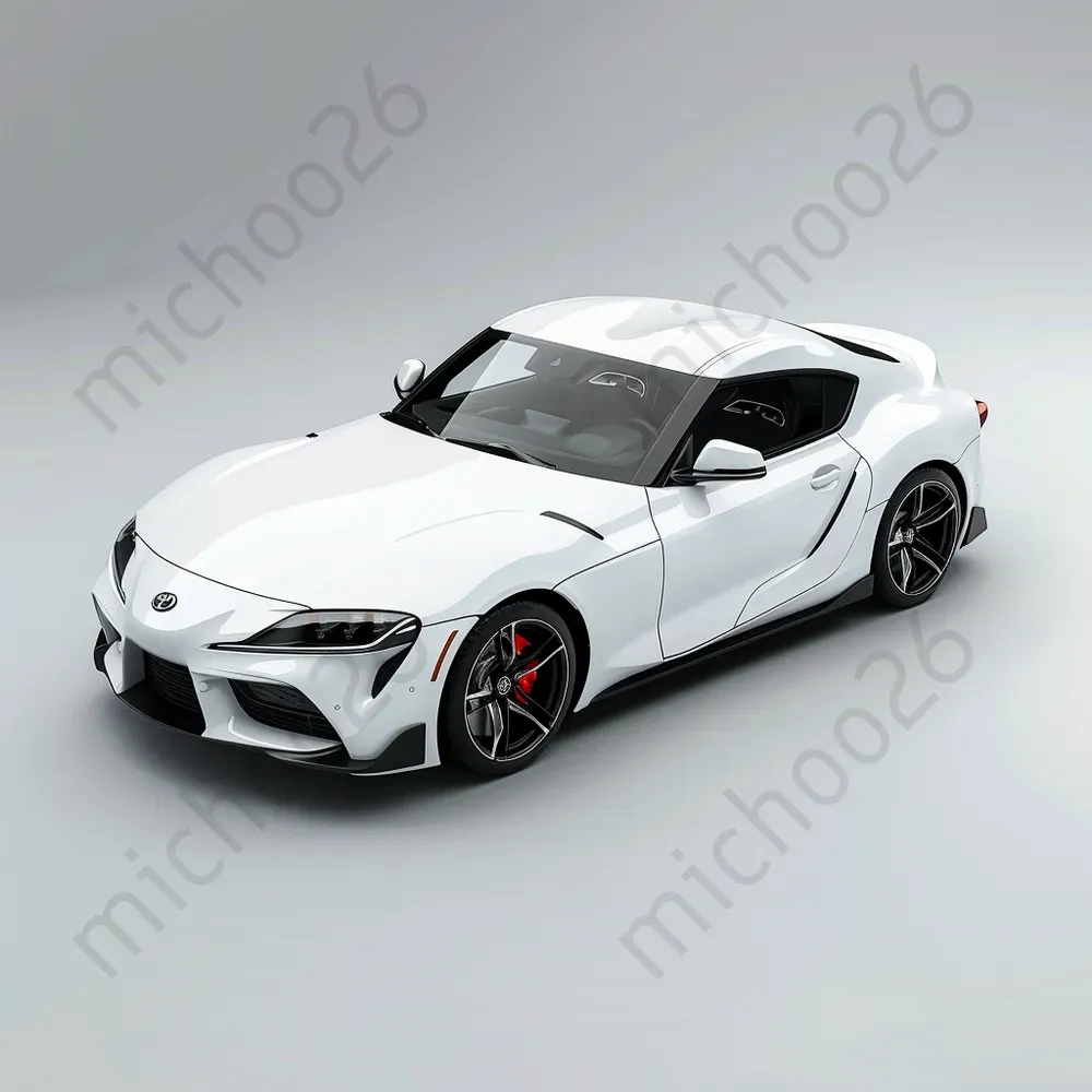 Minimal Car Photos On Solid Backgrounds Midjourney Prompt | PromptBase