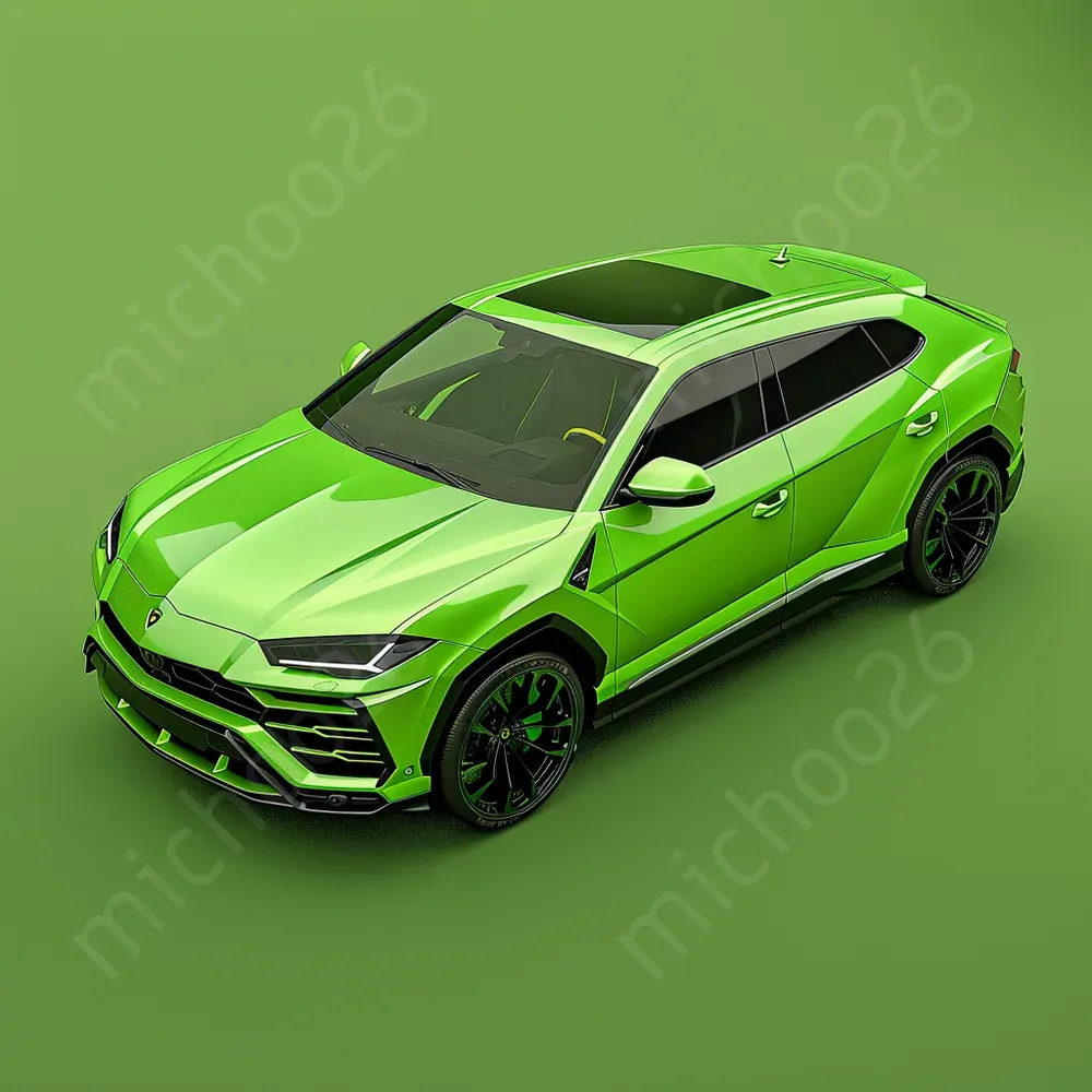 Minimal Car Photos On Solid Backgrounds Midjourney Prompt | PromptBase