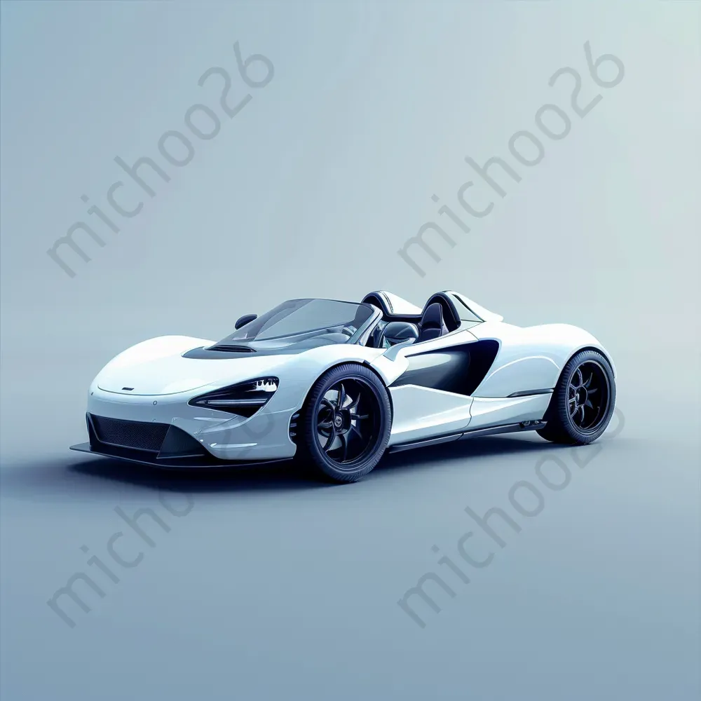 Minimal Car Photos On Solid Backgrounds Midjourney Prompt | PromptBase