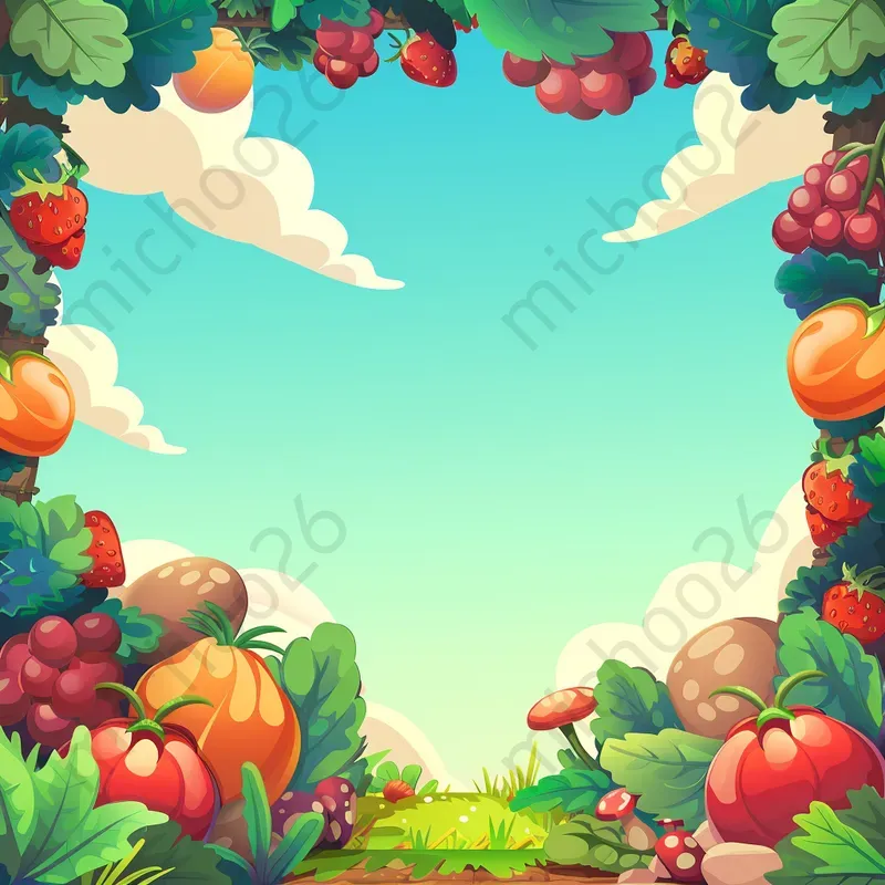 Blank Spaces Frames With Landscapes Midjourney Prompt | PromptBase