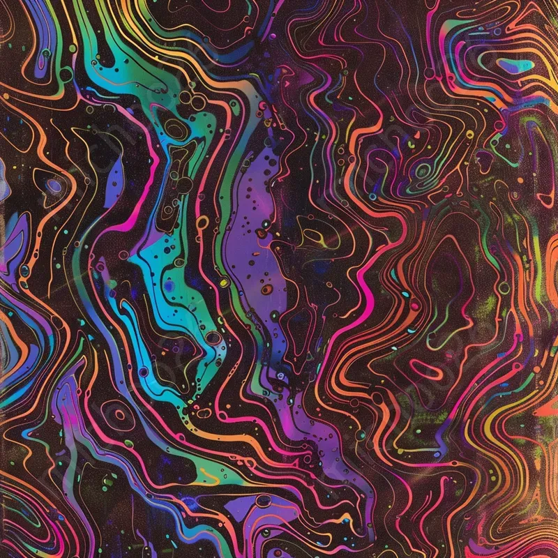 Holo Effects Full Of Colors Patterns Midjourney Prompt | PromptBase