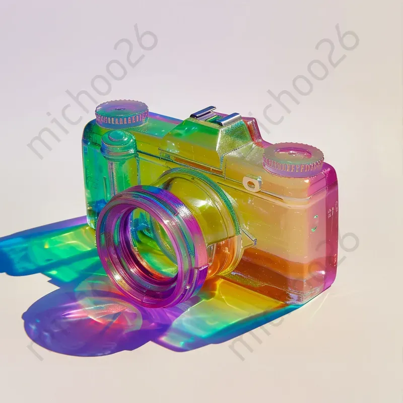 Transparent Objects Pictures In Color Midjourney Prompt | PromptBase