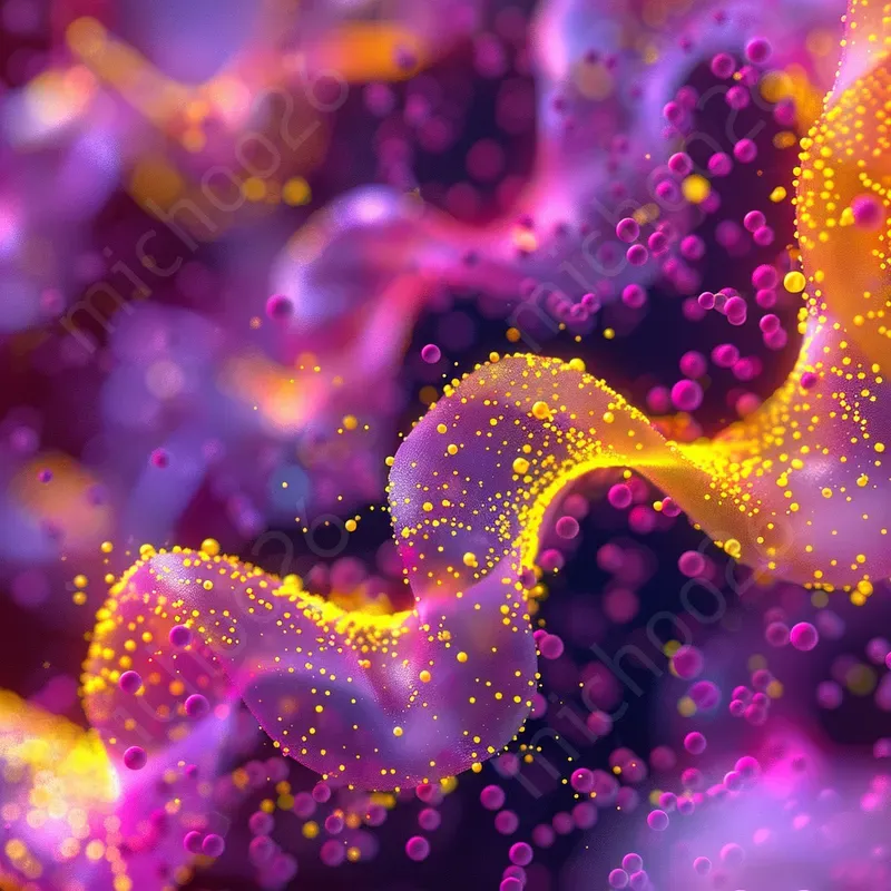 Molecules Inspired Patterns In Colors Midjourney Prompt | PromptBase