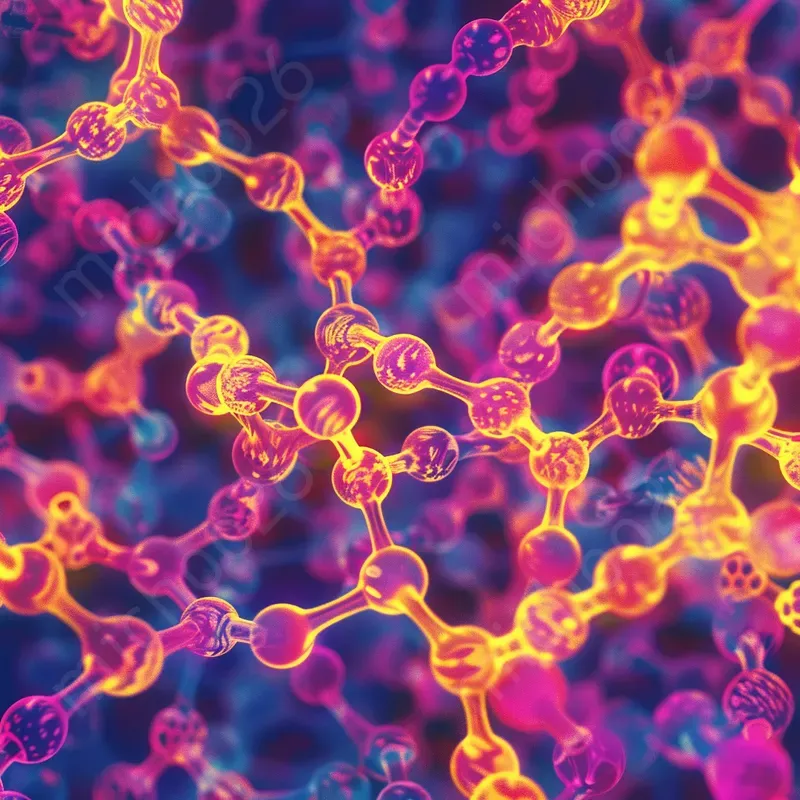 Molecules Inspired Patterns In Colors Midjourney Prompt | PromptBase