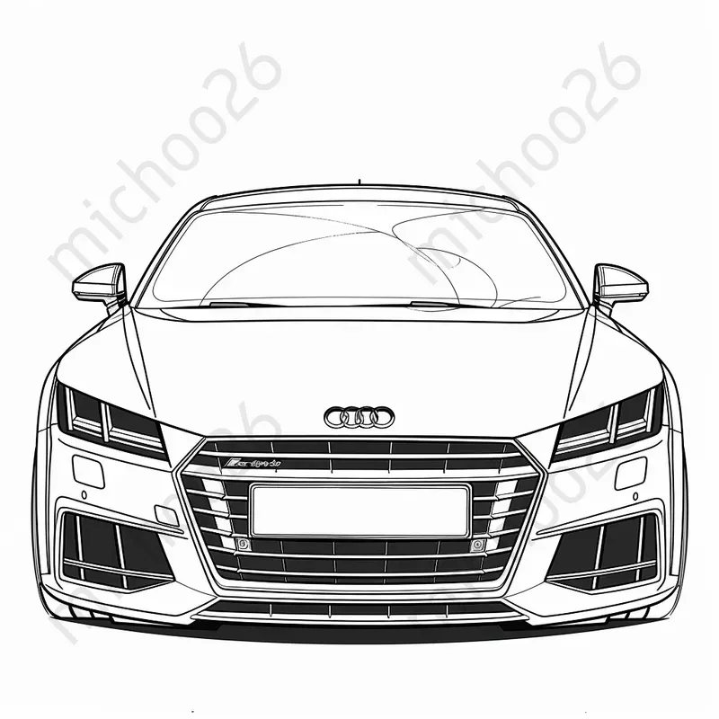 Half Of Cars Hand Drawings Midjourney Prompt | PromptBase