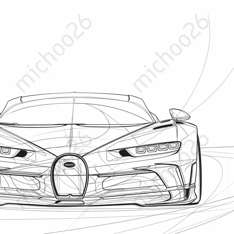 Half Of Cars Hand Drawings Midjourney Prompt | PromptBase