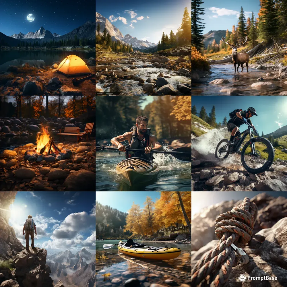 Outdoor Adventure Driven Stock Photos Midjourney Prompt | PromptBase