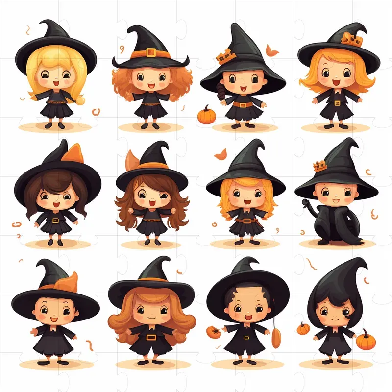 Cute Little Character Icons Vectors Midjourney Prompt | PromptBase