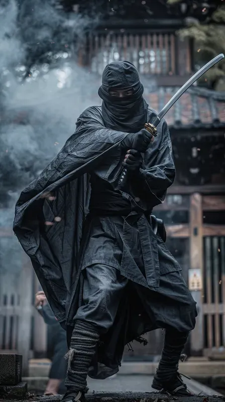 Real Ninja Smartphone Wallpapers Midjourney Prompt | PromptBase