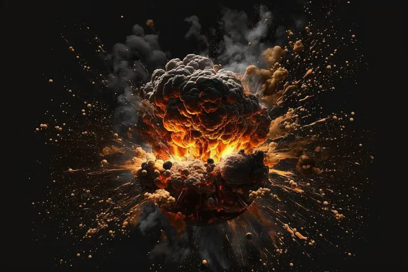 Epic Explosions Midjourney Prompt | PromptBase