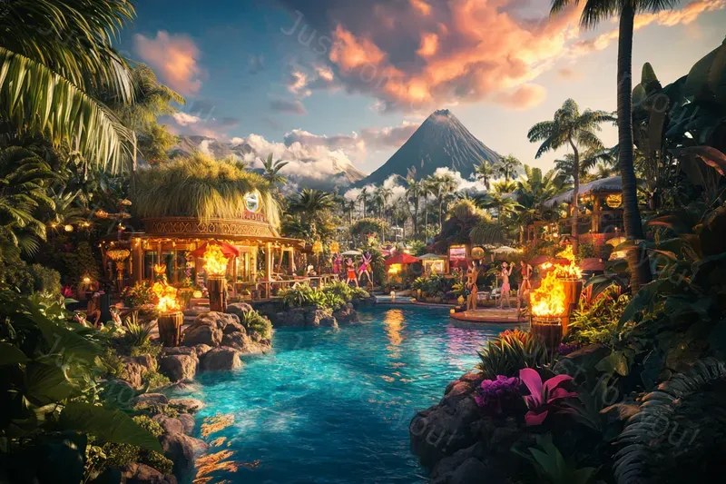 Retro Oasis Snapshots Of Americanas Midjourney Prompt | PromptBase