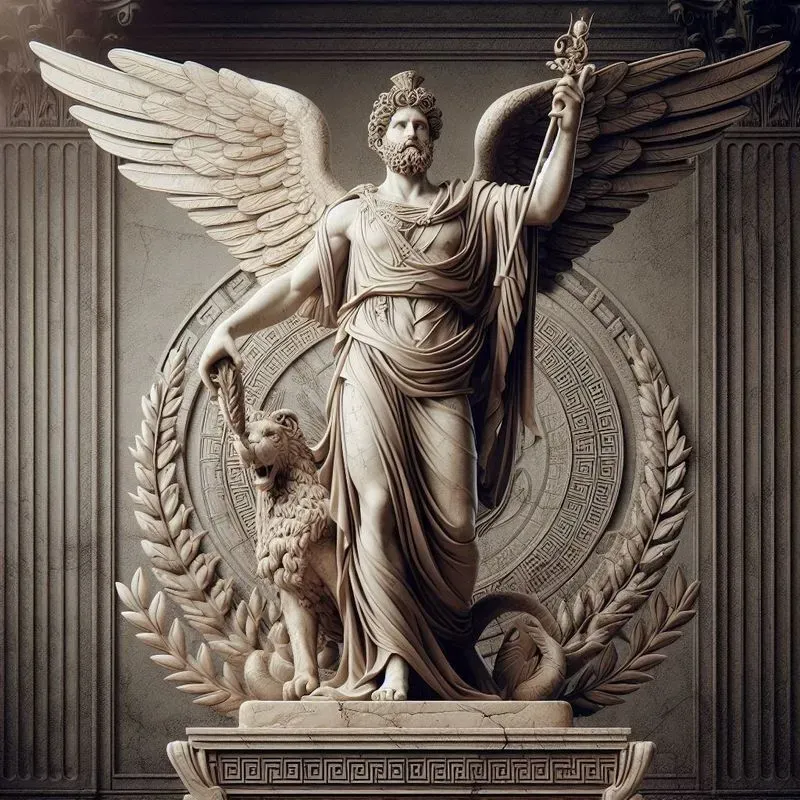 Majestic Ancient Greek God Statues DALL·E Prompt | PromptBase