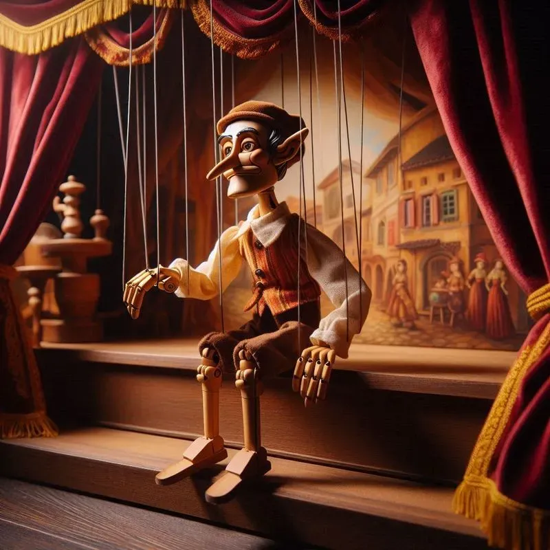 Classic Fairytale Puppets On Stages DALL·E Prompt | PromptBase