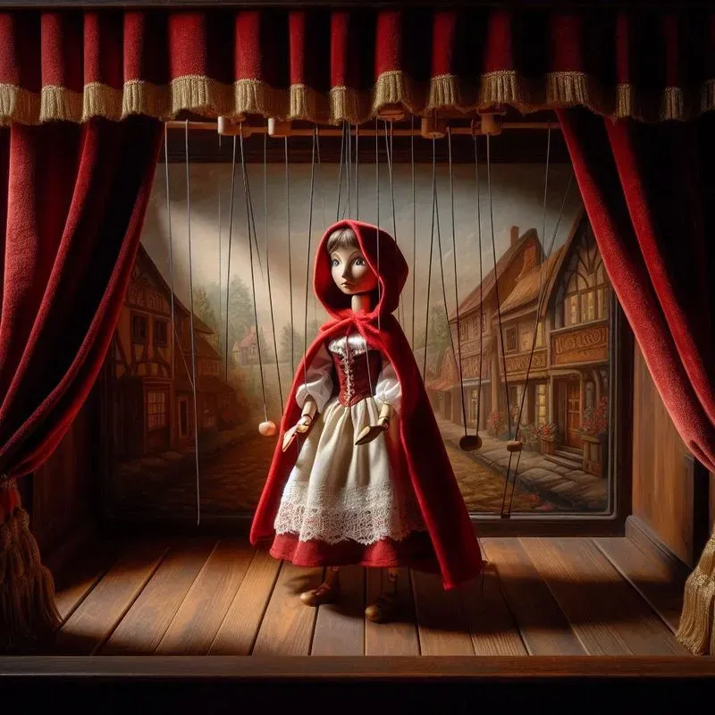 Classic Fairytale Puppets On Stages DALL·E Prompt | PromptBase