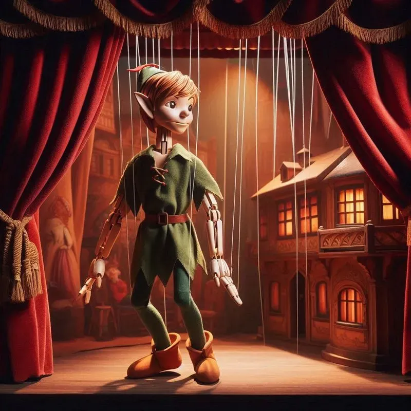Classic Fairytale Puppets On Stages DALL·E Prompt | PromptBase