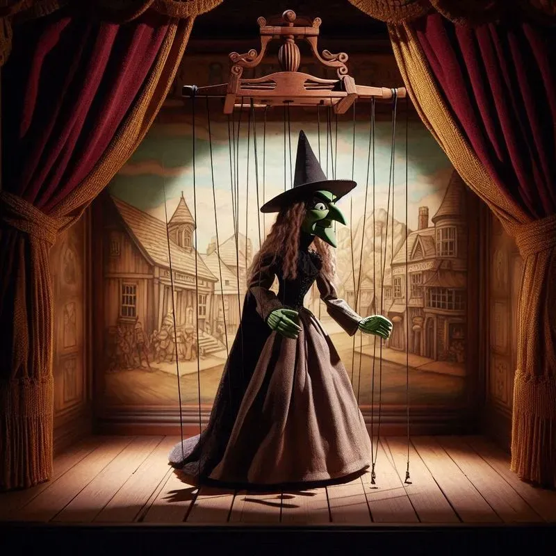 Classic Fairytale Puppets On Stages DALL·E Prompt | PromptBase