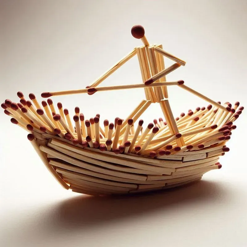 Handcrafted Matchstick Creations DALL·E Prompt | PromptBase