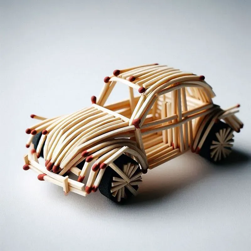 Handcrafted Matchstick Creations DALL·E Prompt | PromptBase