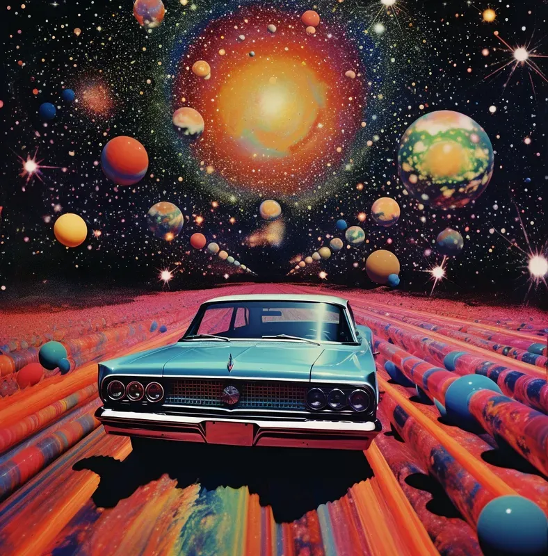 Psychedelic Rainbow Style Midjourney Prompt | PromptBase