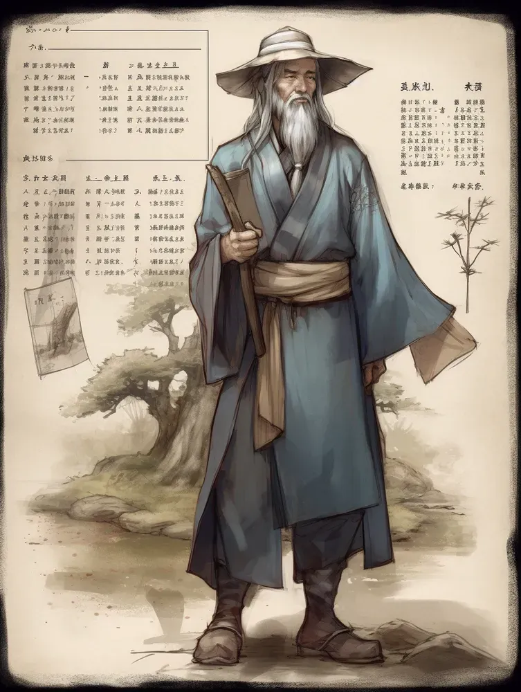 Chinese Game Character Designs Midjourney Prompt | PromptBase