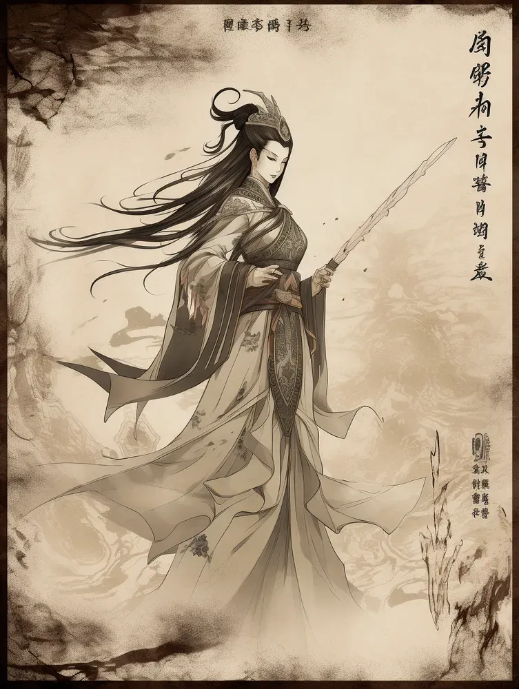 Chinese Game Character Designs Midjourney Prompt | PromptBase