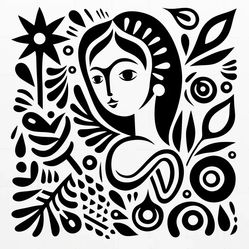 Abstract Iconic Patterns Midjourney Prompt | PromptBase