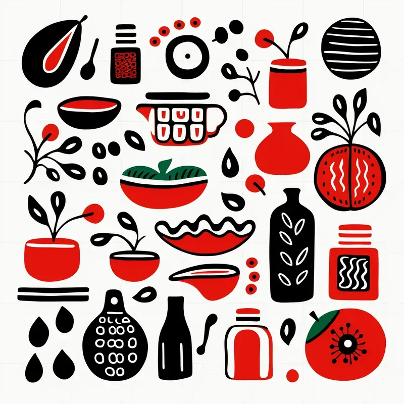 Abstract Iconic Patterns Midjourney Prompt | PromptBase