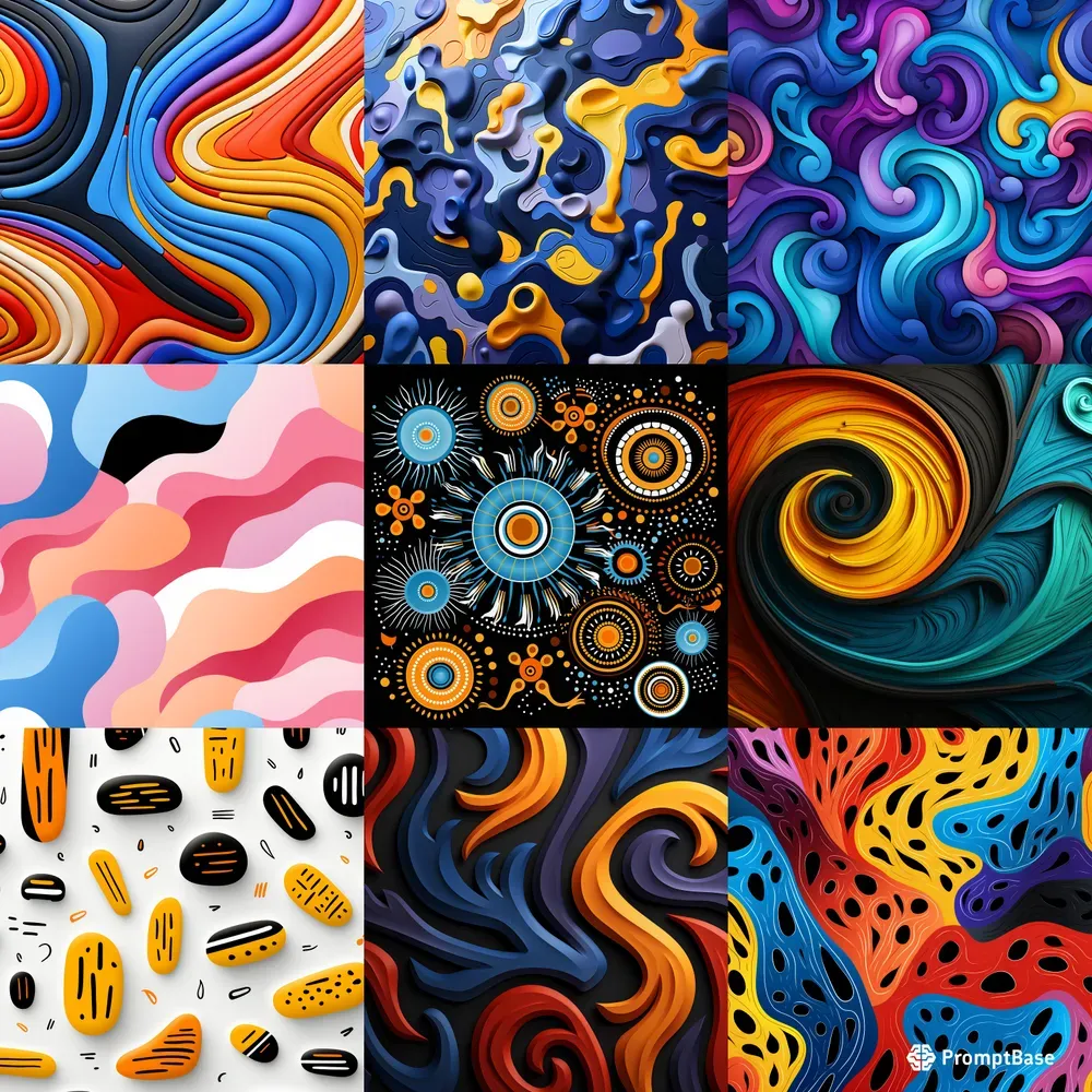 Organic Swirls Patterns Midjourney Prompt | PromptBase