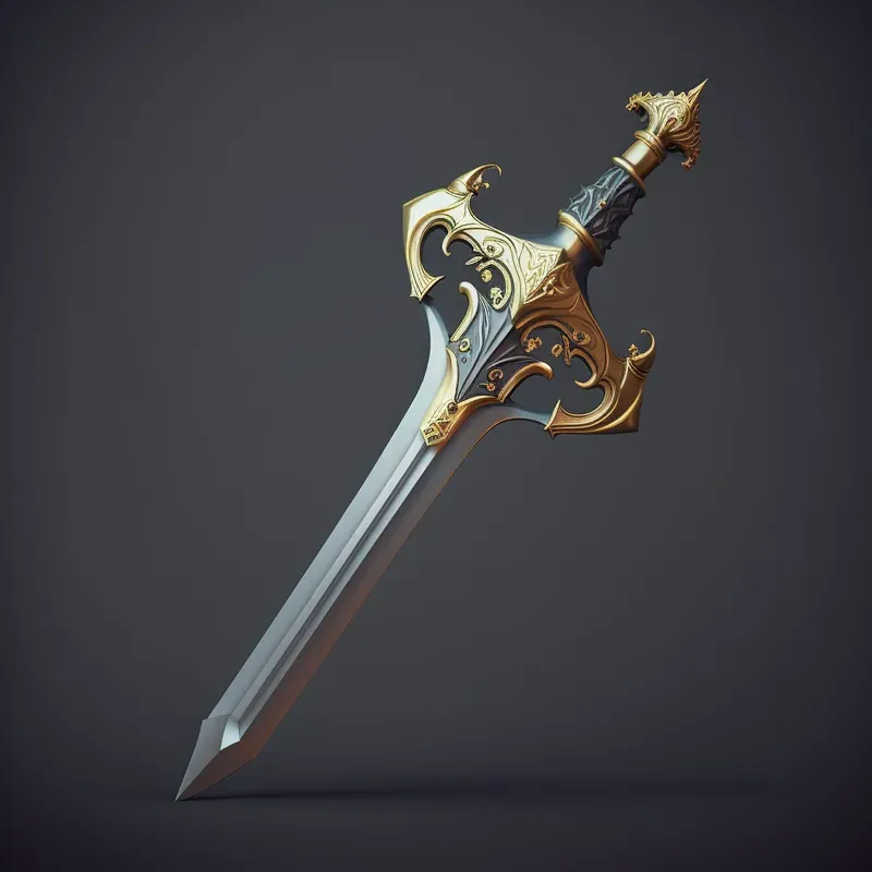 Magic Weapons Mmo RPG Videogames Midjourney Prompt | PromptBase