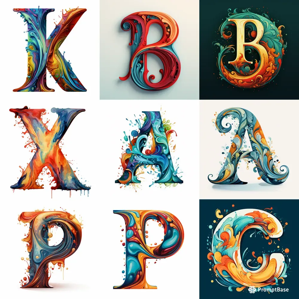 Beautiful Lettering Art For Designs Midjourney Prompt | PromptBase