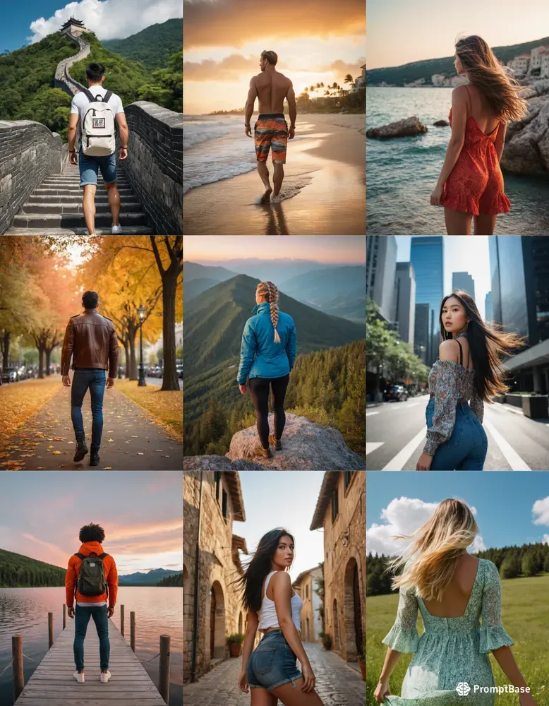 Travel Influencer Insta Photos Stable Diffusion Prompt | PromptBase