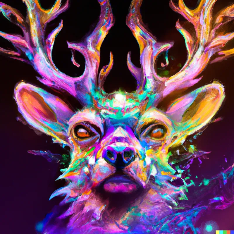 Psychedelic Animals DALL·E Prompt | PromptBase