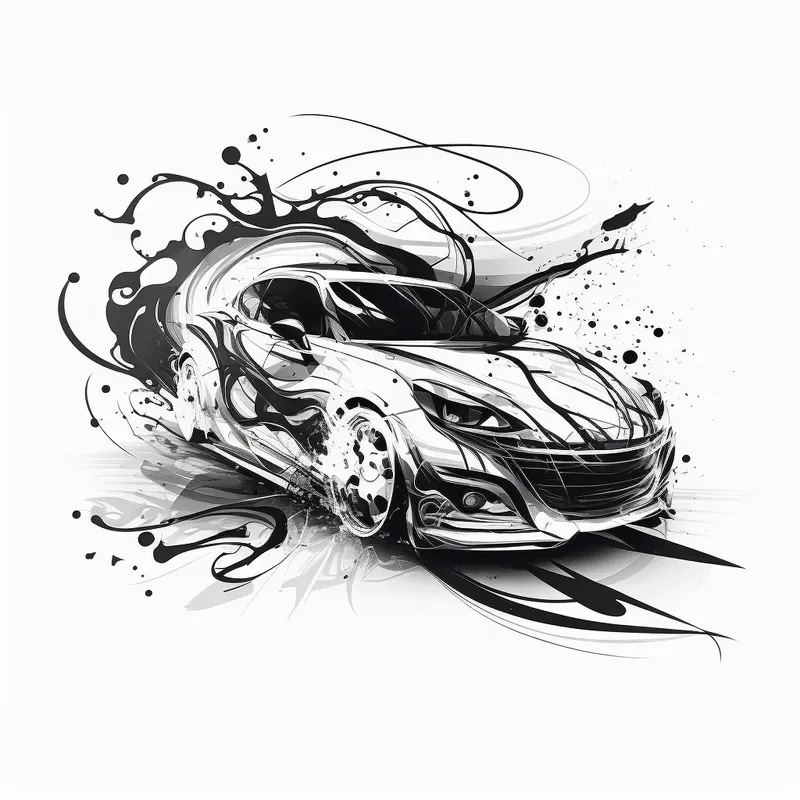 Simple Ink Drawings Midjourney Prompt | PromptBase