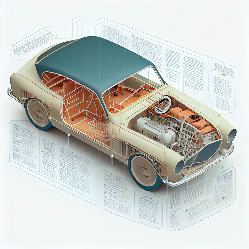 Technical Illustrations Midjourney Prompt | PromptBase