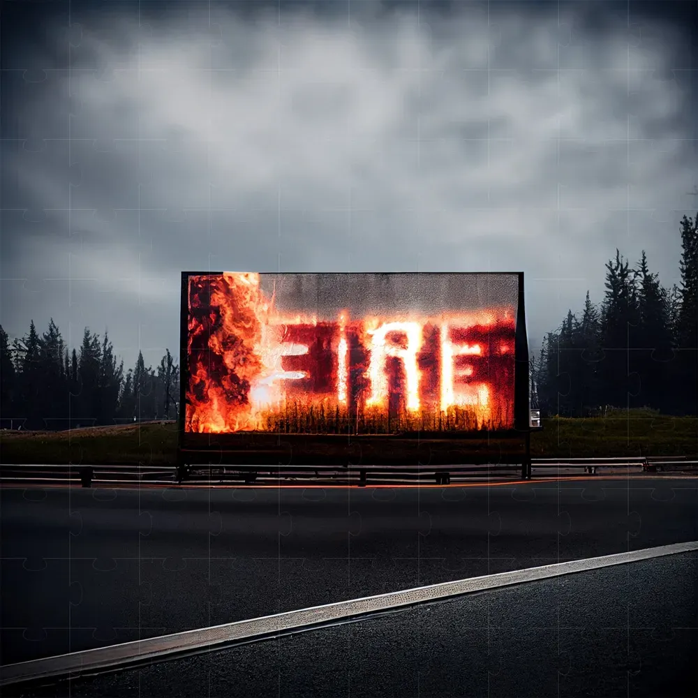 Billboards With Your Text On It Midjourney Prompt | PromptBase