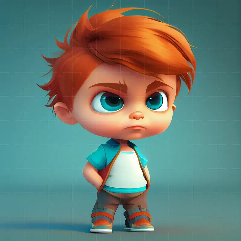 Cute Chibi Style Characters Midjourney Prompt | PromptBase