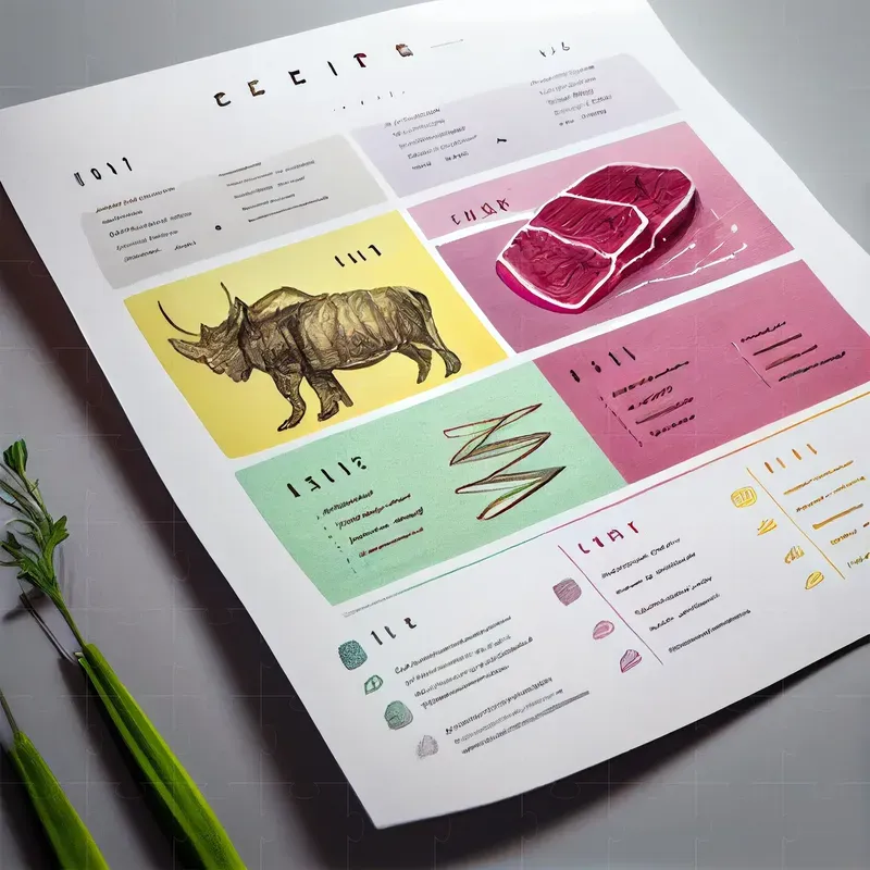 Trendy Food Menus Midjourney Prompt | PromptBase