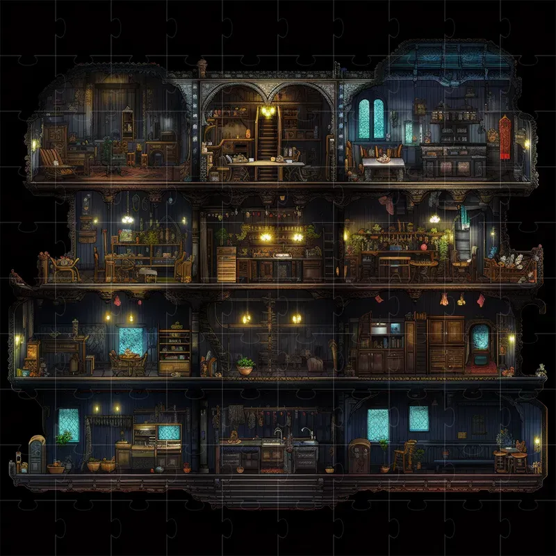 Orthographic RPG Game Assets Midjourney Prompt | PromptBase