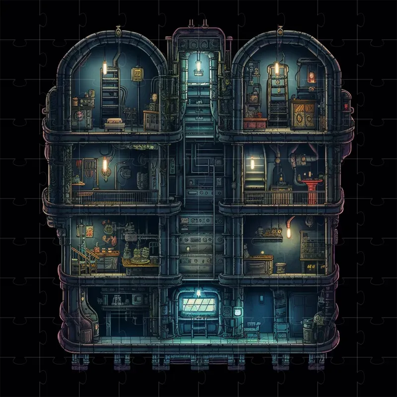 Orthographic RPG Game Assets Midjourney Prompt | PromptBase