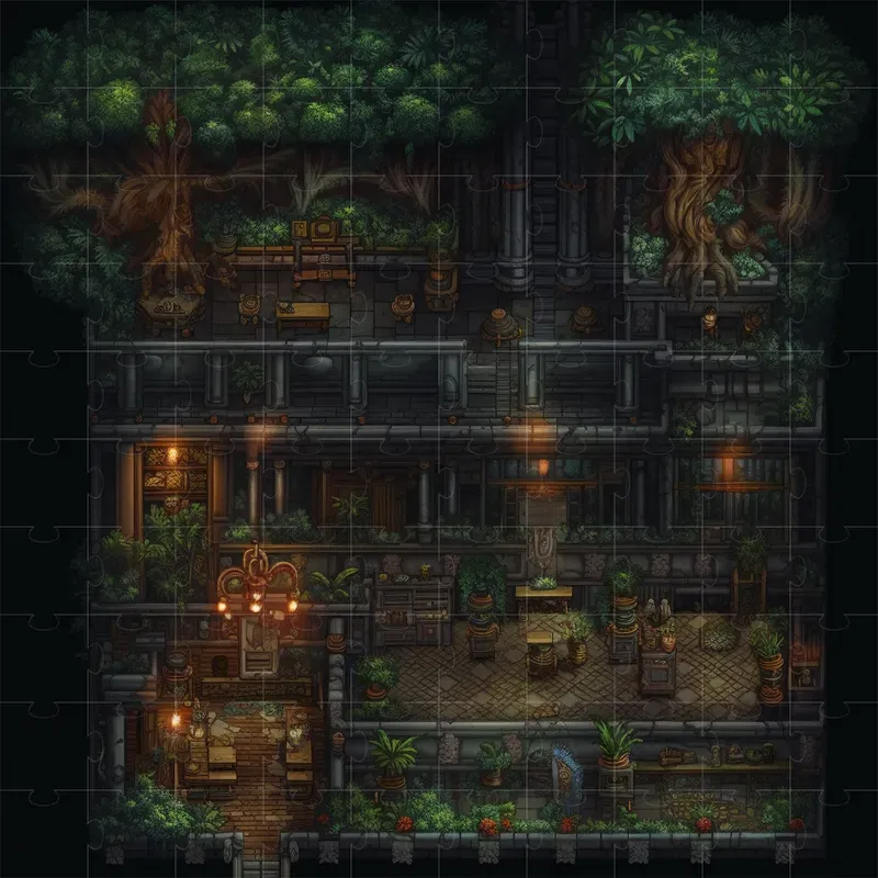 Orthographic RPG Game Assets Midjourney Prompt | PromptBase