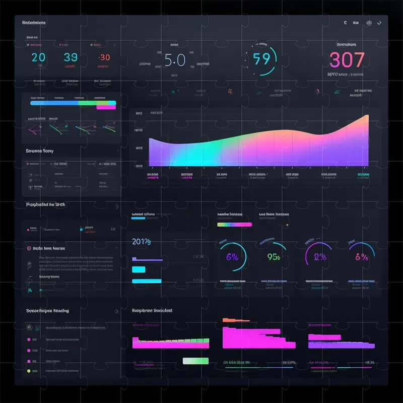 Professional Dashboard Layouts Midjourney Prompt | PromptBase
