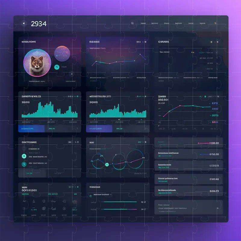 Professional Dashboard Layouts Midjourney Prompt | PromptBase