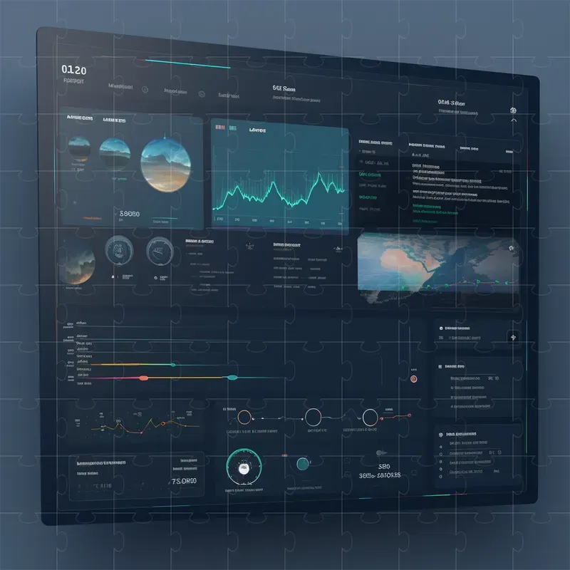 Professional Dashboard Layouts Midjourney Prompt | PromptBase