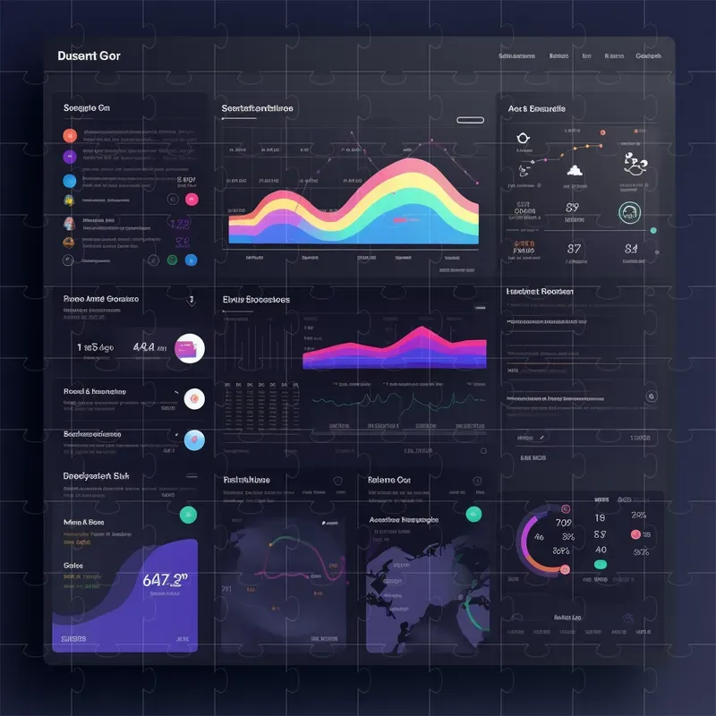 Professional Dashboard Layouts Midjourney Prompt | PromptBase