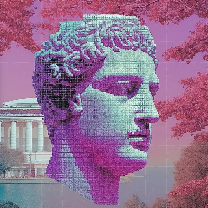 Vaporwave Art Midjourney Prompt | PromptBase
