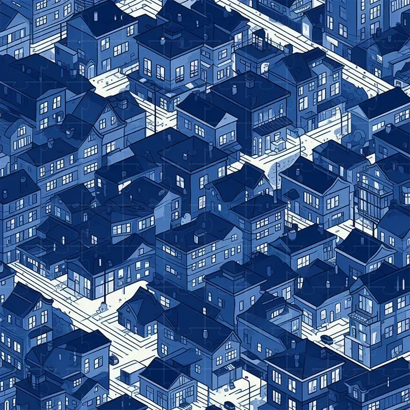 Housing Patterns Midjourney Prompt | PromptBase