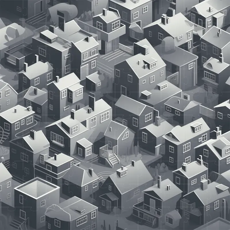 Housing Patterns Midjourney Prompt | PromptBase