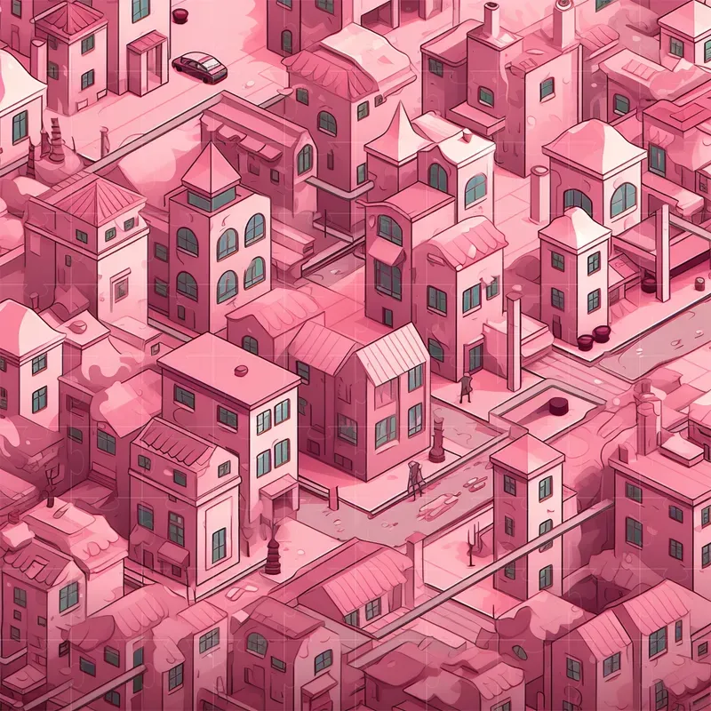 Housing Patterns Midjourney Prompt | PromptBase